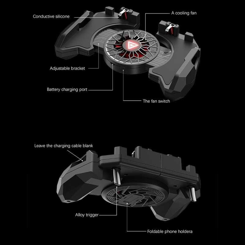 Controller Game Apat Na Daliri Joystick Mobile Cooler Ang Phone Gamepad ...