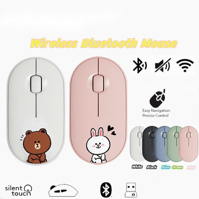 Wireless Computer Mouse Dual Mode Mouse 2.4G AA Battery Mouse Ultra ...