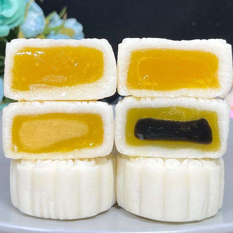 [Rice Fragrance And Sweetness] Rice Mooncakes Peach Mountain Skin ...