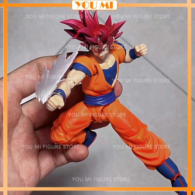 A Tigery Dragon Ball Shf Ssj Super Saiyan Goku Red Hair Ultra Instinct ...