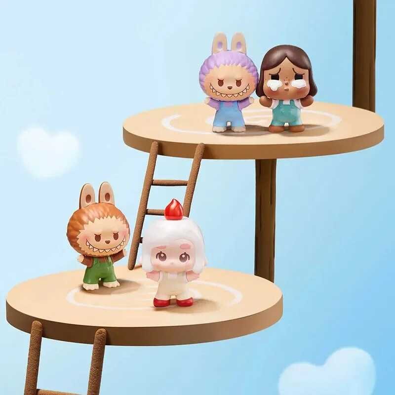 Cf Pop Bean Skullpanda Dimoo Chaka Labubu Stand Up Hug Series Mini Bag ...