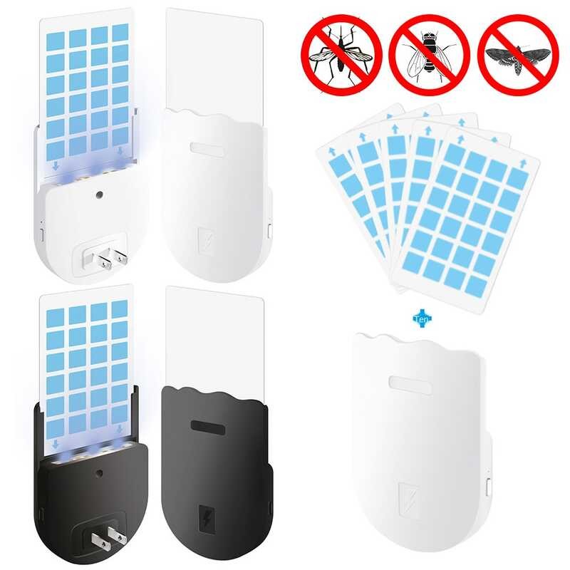 Plug-in Killer Sticky Gnat Traps Multi Modes Catcher Dimmable with 5 ...
