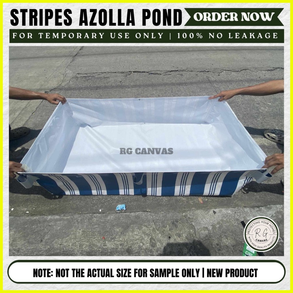 STRIPES AZOLLA TRAPOND AZOLLA BED LONA TRAPAL TOLDA POND AZOLLABED ...