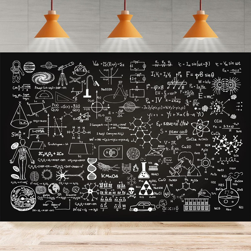 § Science Classroom Photography Backdrop Chemistry Math Geometry ...