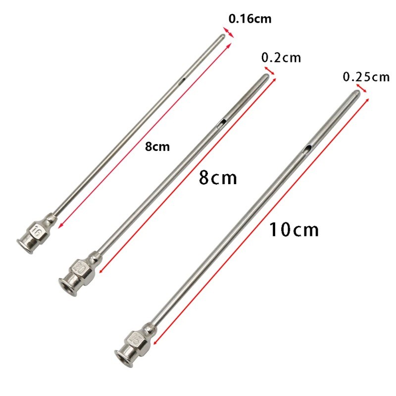 10 Pcs Cow Breasts Needle Goat Milking Needle Farm Stainless Steel Cow ...