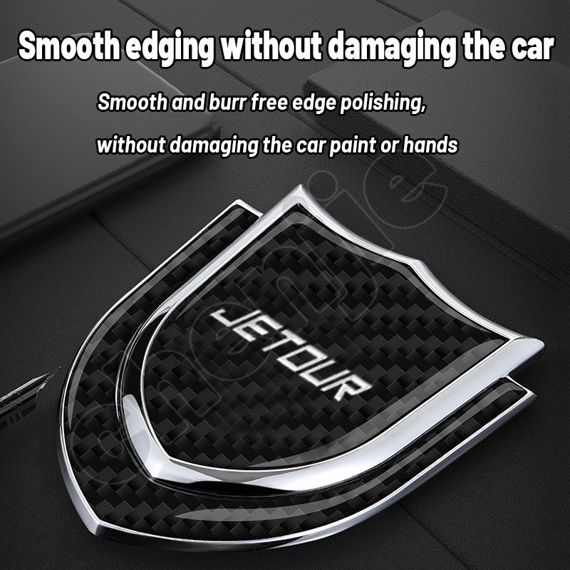 High quality Car Logo Emblem Badge Chrome Sticker 3D Metal Carbon Fiber ...