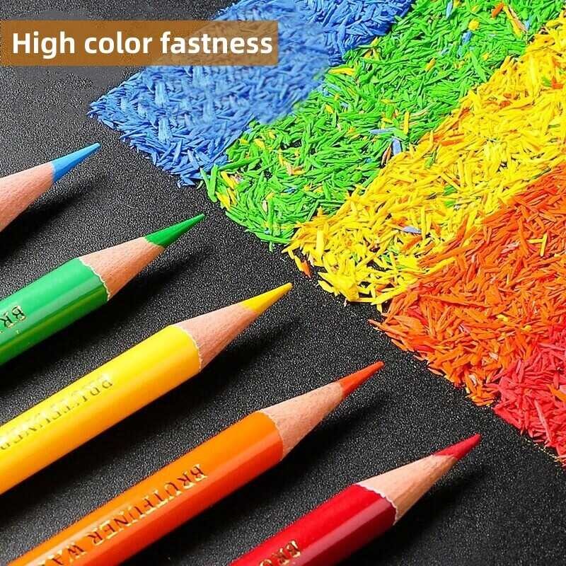 Brutfuner 48/72/80/120/180/260/520 Oily Color Pencil Set Colored ...
