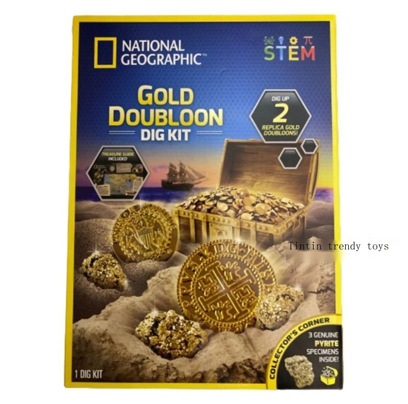 National Geographic Channel Treasure Hunt Mining Gold Coin Treasure ...