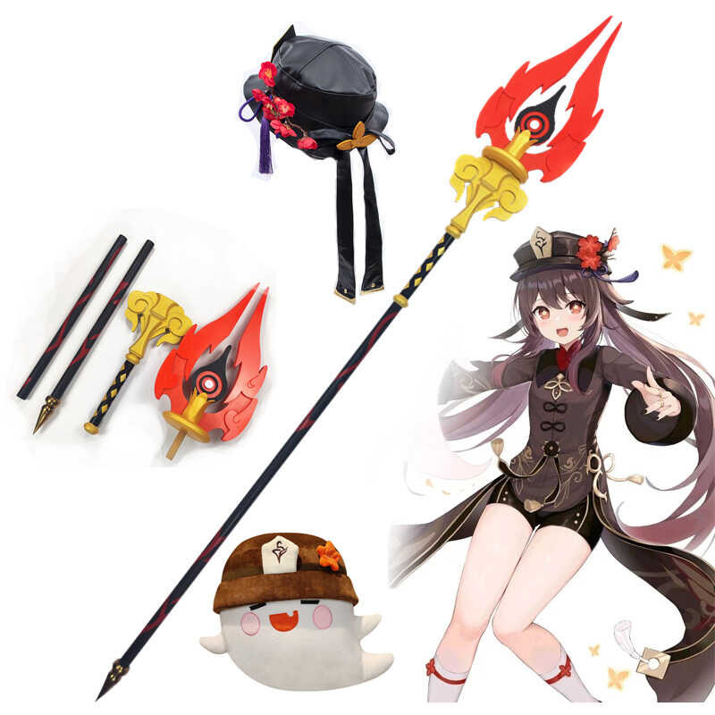 Genshin Impact Weapon Staff Of Homa Hu Tao Cosplay Performance Non ...