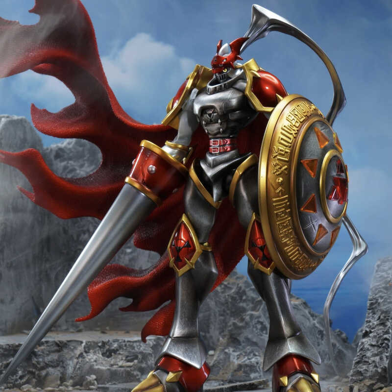 Instant Dispatch Digimon Red Lotus Knight Figure Royal Knight Duke ...