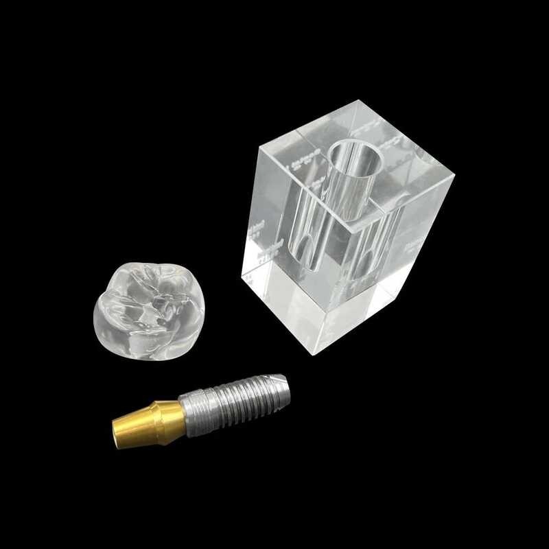 Dental Removable Crystal Implant Model Transparent Crown Base Analysis ...