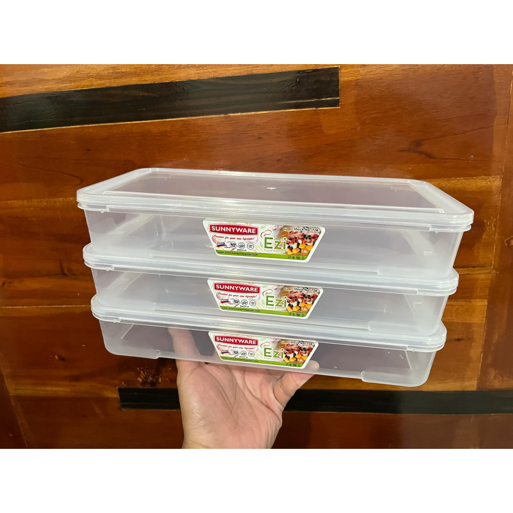 GRAHAM BAR SUNNYWARE EZI CONTAINER 1.8L (3PCS/6PCS) | Shopee Philippines