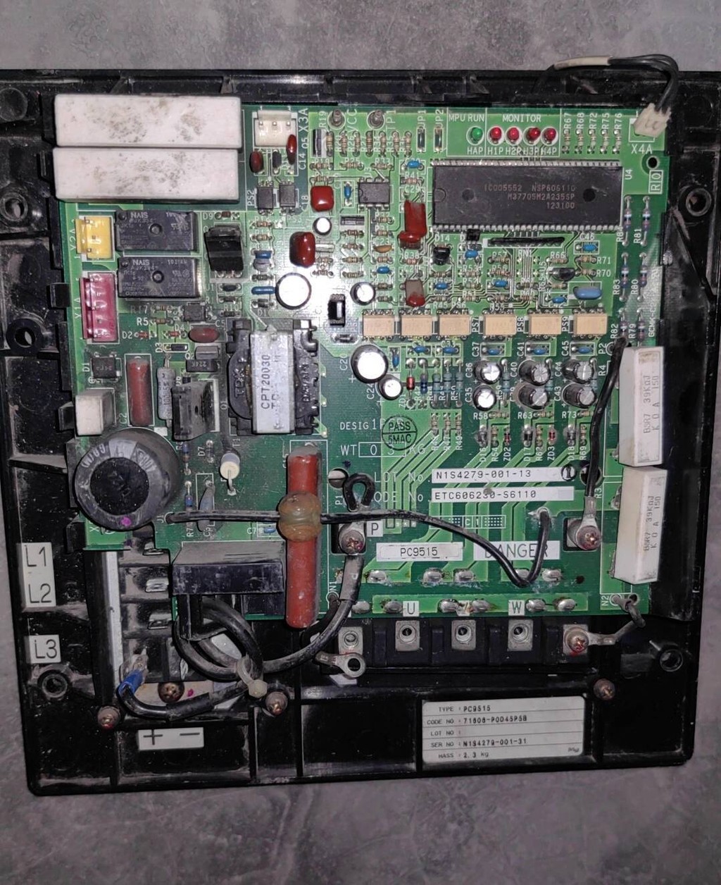 Daikin Air Conditioner Inverter Main Board PC9515 Compressor Module ...