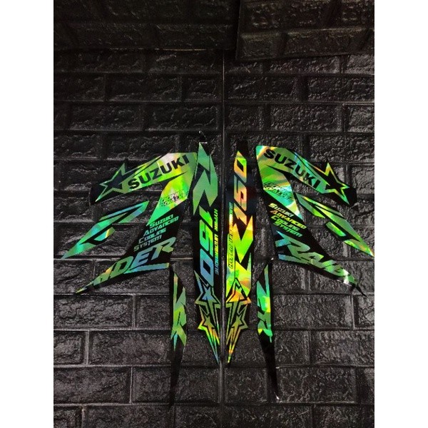 Suzuki Raider 150 REBORN Decal Sticker (Hologram Sticker) | Shopee ...
