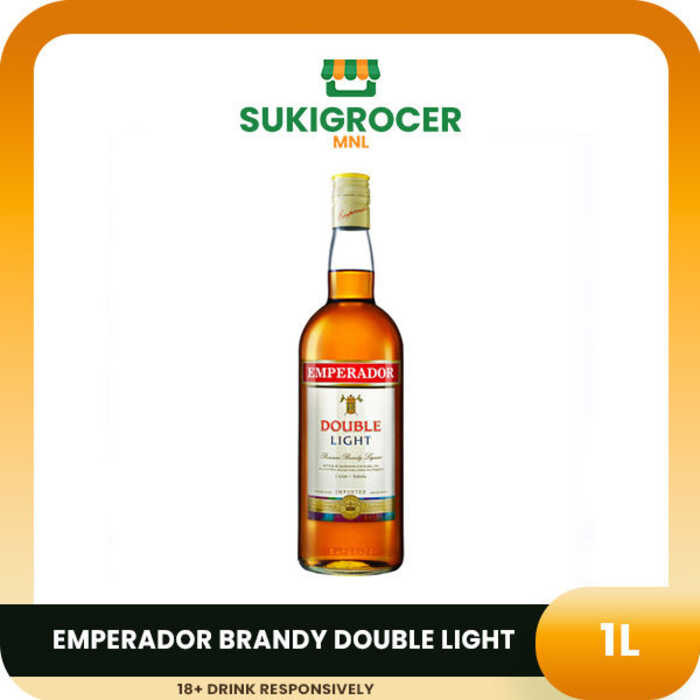 Emperador Brandy Double Light 1L 6A4 389 | Shopee Philippines