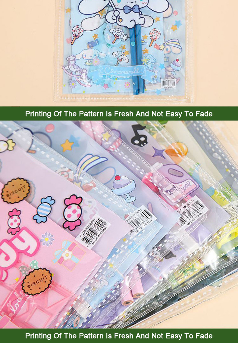 【Free Gifts】7in1 Cartoon Stationery Set For Kids Children's Day ...