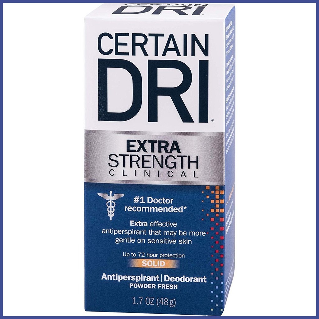 ☃ ☫ Certain Dri Extra Strength Clinical Antiperspirant Deodorant Powder ...