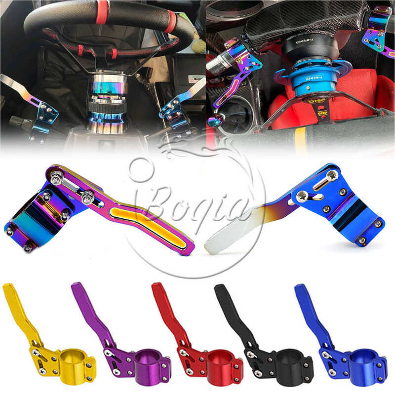 Universal Aluminium Car Signal Lever Extender Steering Wheel Turn Rod ...