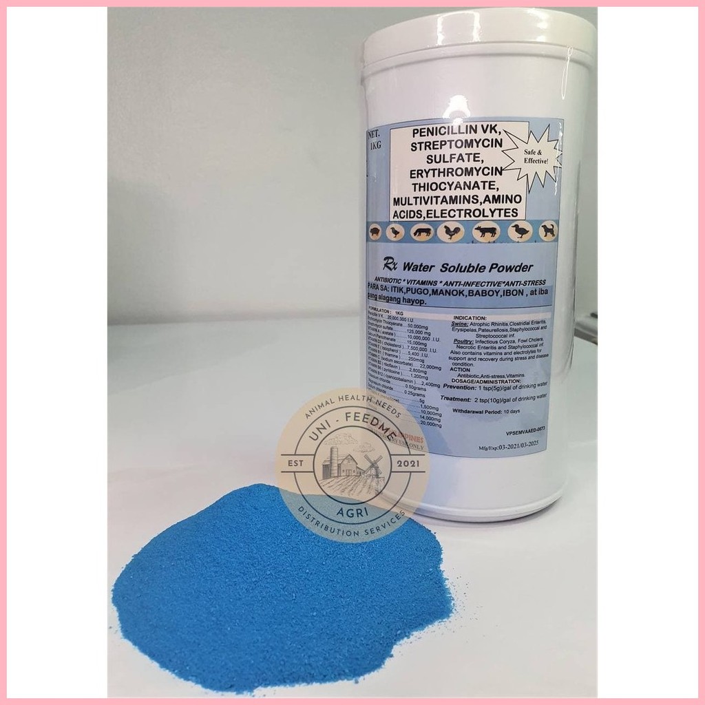 VETCOH PENSTREP + MULTIVITAMINS + ELECTROLYTES 1KG PENVK (Generic of ...