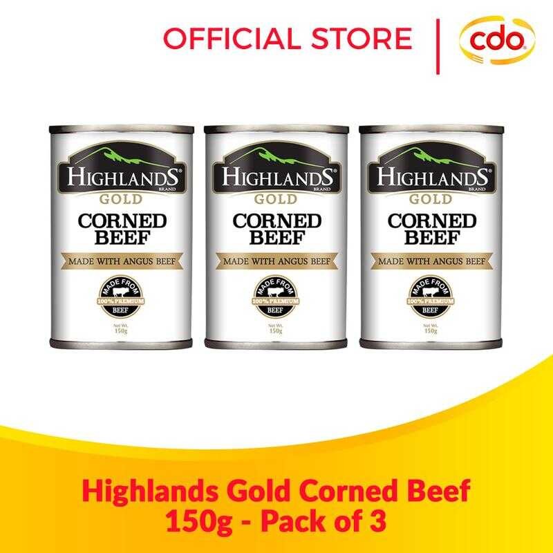 HIGHLANDS Gold Corned Beef 150G - Pack Of 3 | Shopee Philippines
