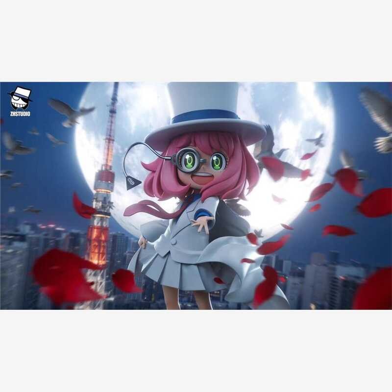 【Full Edition】Spy X Family Aniya Cosplay Kaito Kid Figure Anime Girl ...