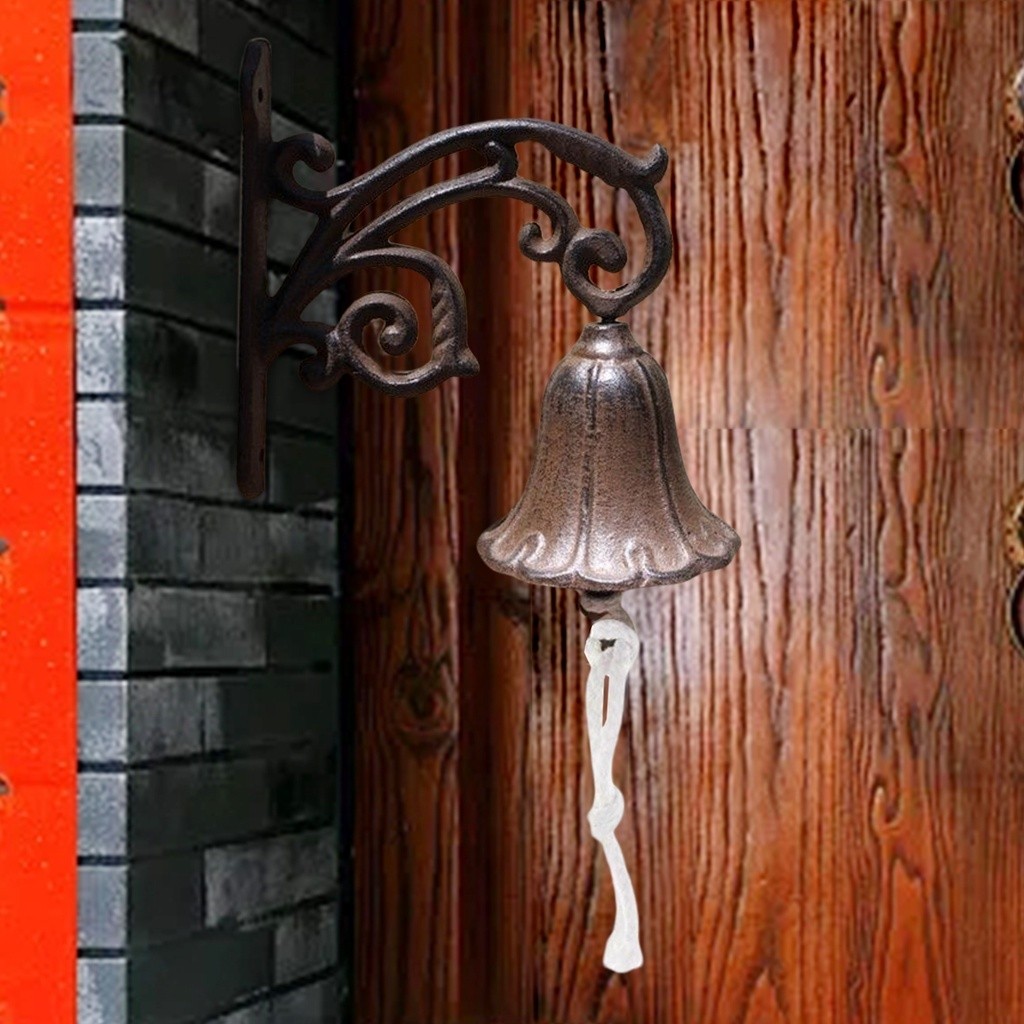 Vintage Design Doorbell Garden Cast Iron Doorbell Wall Bell Gocke Door ...