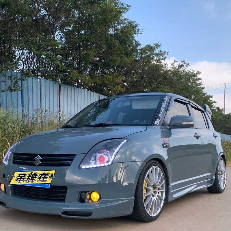 Suzuki Swift Small Body Kit Modification Swift Front and Rear Lip Side ...