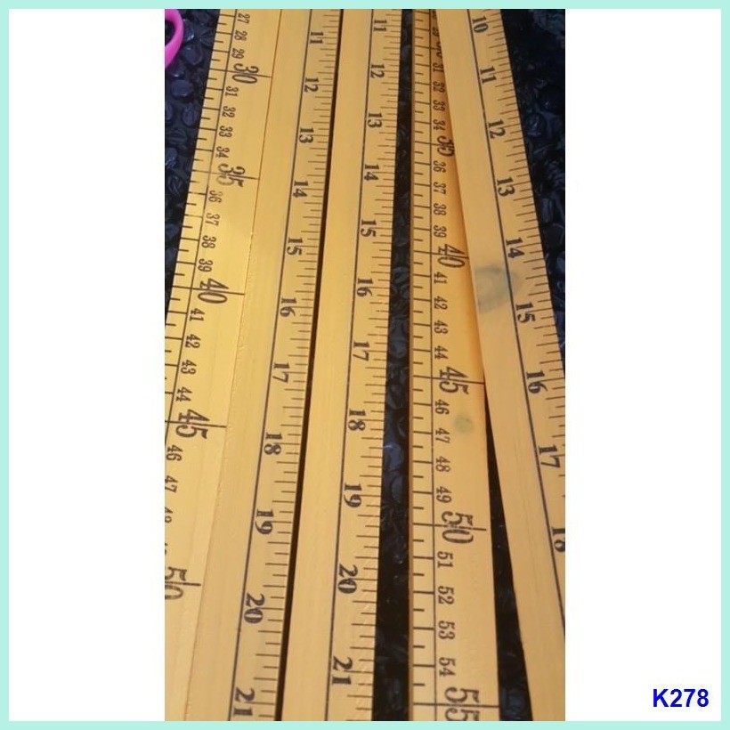 10PCS Meter Stick 100Cm / 40 Inches / 1 Meter ，Yellow Wooden or Plastic ...