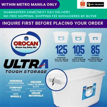 OROCAN ULTRA TOUGH STORAGE BOX (Metro Manila only SF C/O Buyer ...