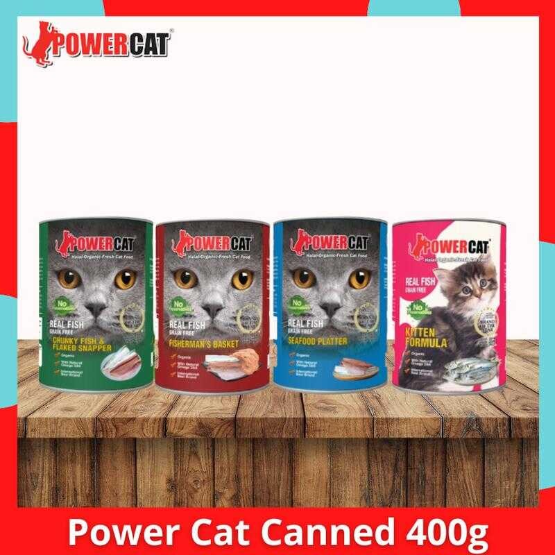 Powercat Organic Grain-Free Wet Cat Food 400G Dda | Shopee Philippines