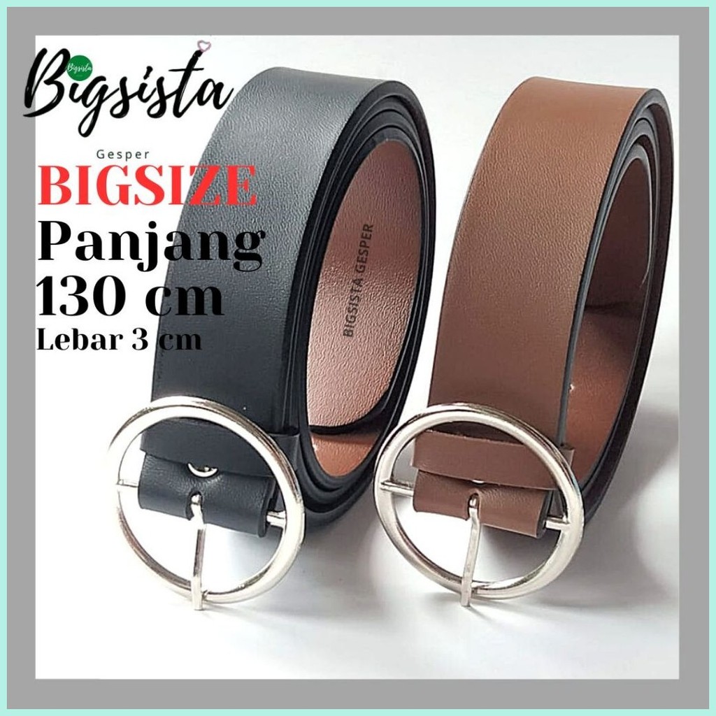 Women's Belts Jumbo Ring Belt Premium Size Bigsize Buckle Girls Long ...