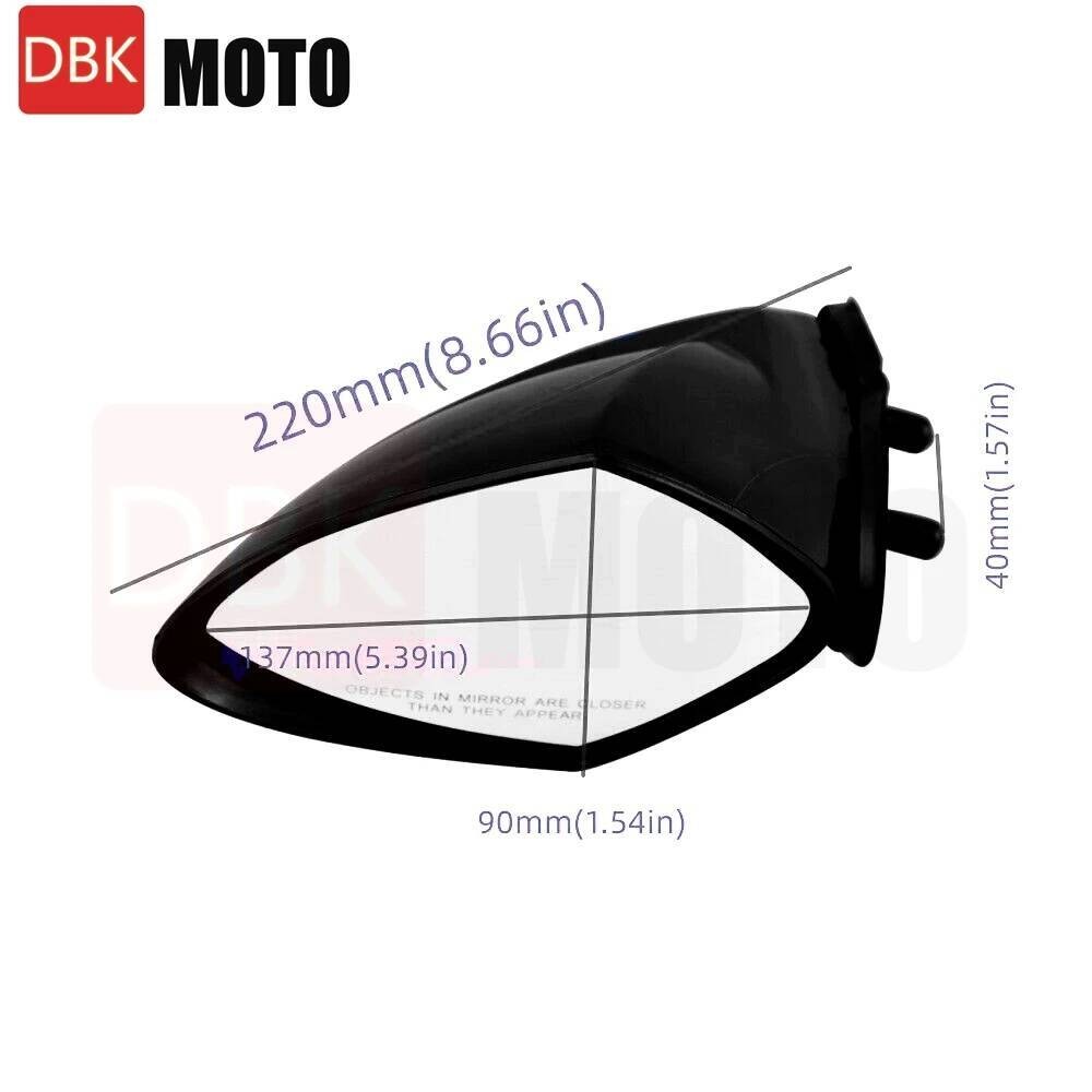 Rear Motorboat View Mirrors For Yamaha WaveRunner VX110 Jet Ski Sea ...