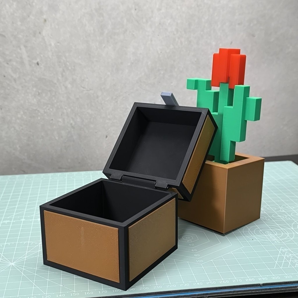 Minecraft Game Treasure Chest Box, Mincraft Niche Cos Instagram Storage ...