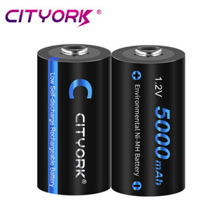 CITYORK 5000Mah Size Rechargeable R14 Lr14 With 9V 1.2V AAA C D NIMH ...