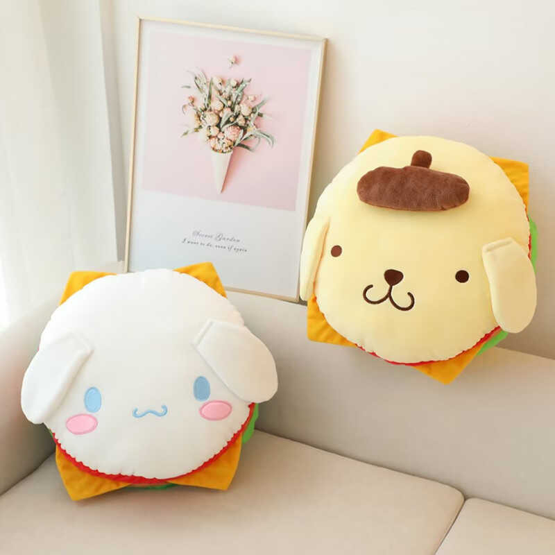 ╰つ Sanrio Hamburger Maganda Cartoon Cute Pillow Kuromi Aking Melody ...