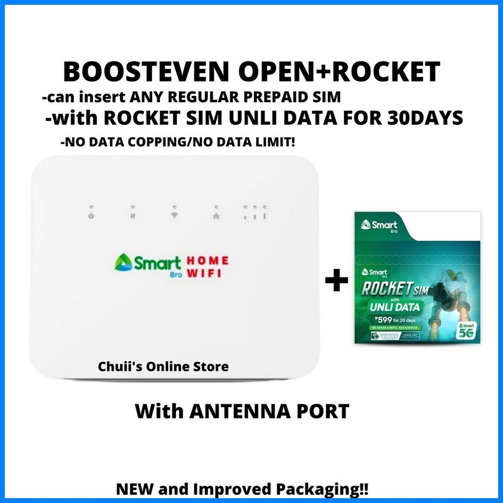 LIFETIME OPENLINE PLDT CAT6 BOOSTEVEN R281 /SMART HOME WIFI/ (UNLI DATA) | Shopee Philippines