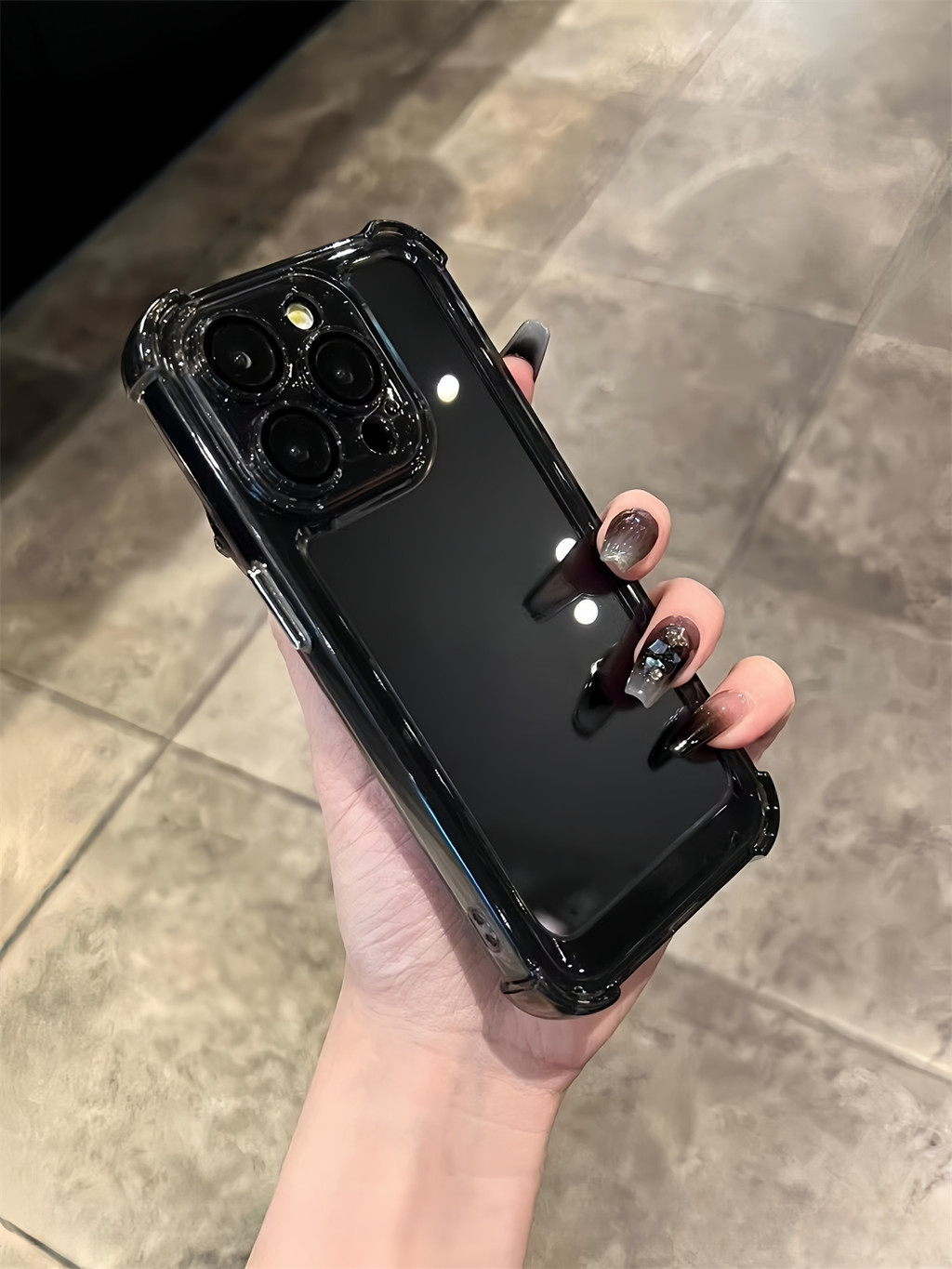 Four Corner Shockproof Transparent Phone Case for IPhone 15 14 13 12 11 ...