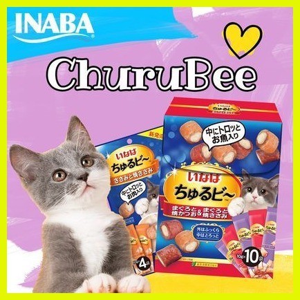 QSC-275 Inaba Ciao Churu Bee ChuruBee (10 pcs per pack) | Shopee ...