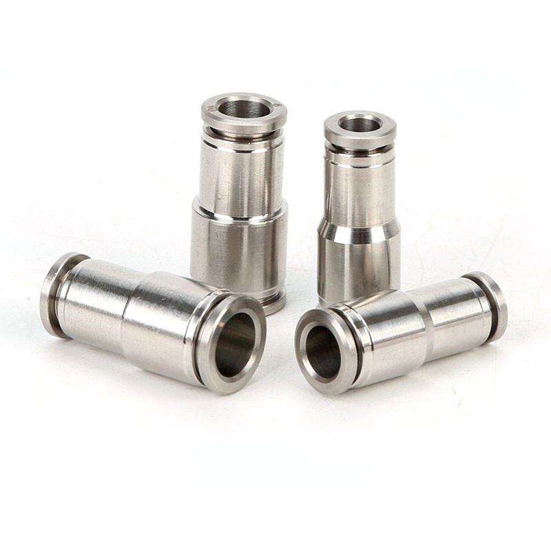 304 Stainless Steel PU Straight Through Tracheal Joint, Straight ...