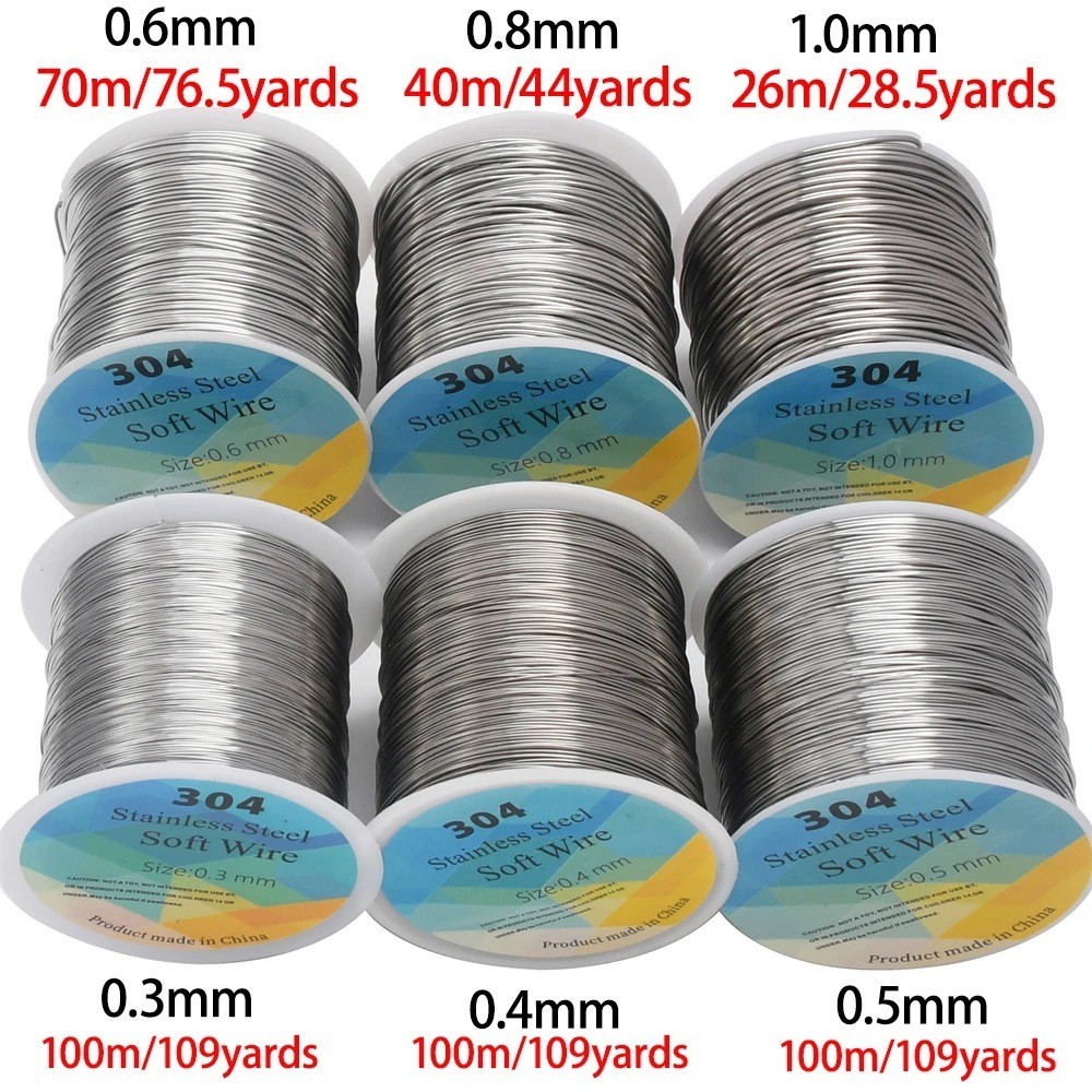 304 Stainless Steel Wire Wire 0.3-1.0mm Steel Wire Soft Thin Stainless ...