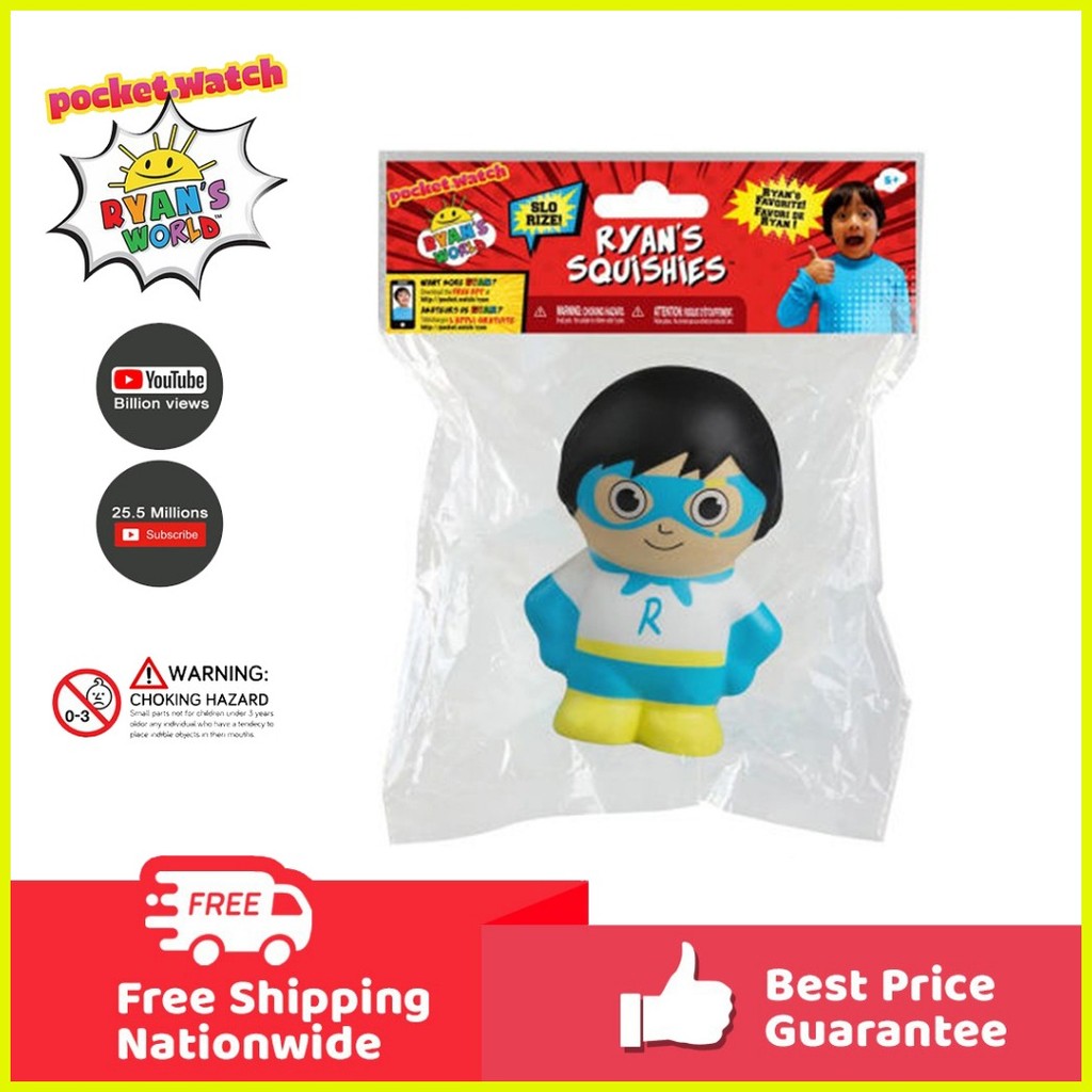 Ryan's World Mega Superhero Ryan With Blue Mask Titan Soft And Slow ...