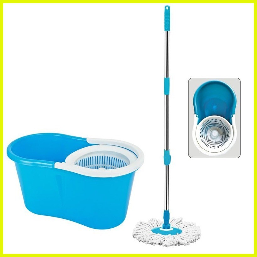 ∏ 360 Easy Rotating Map Floor Mop Mop With Spinner and Bucket Magic Mop ...