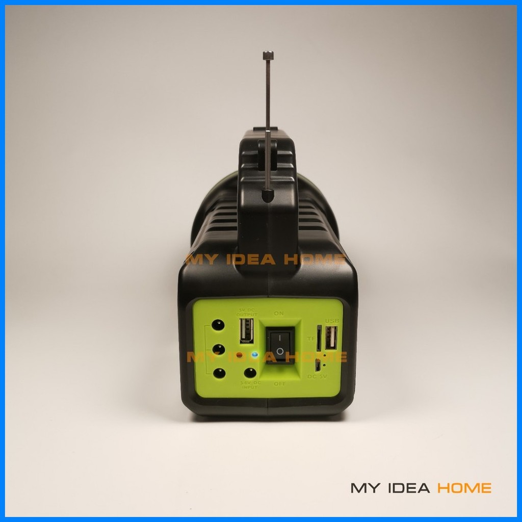 SOLAR TORCH LED EMERGENCY SOLAR LIGHTNING SYSTEM WITH 3BULB and disco ...