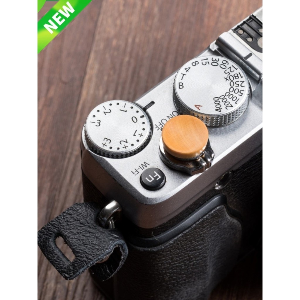 Fujifilm Camera Shutter Button Keycap XE4 X100V XT4 X-T30 2nd Generation Leica Brass Wooden ...