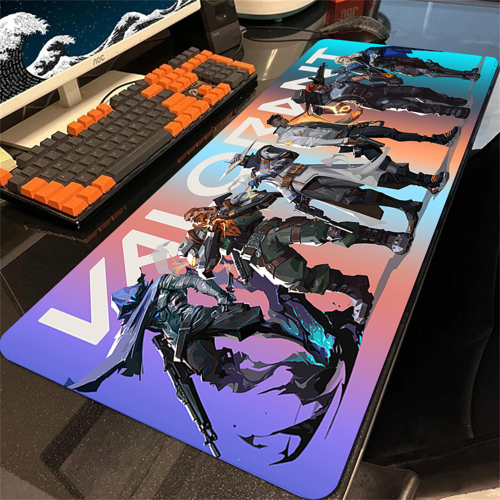 Gaming V-valorant Mouse Pads Computer Pad Gamer Girl Desk Xxl PC ...