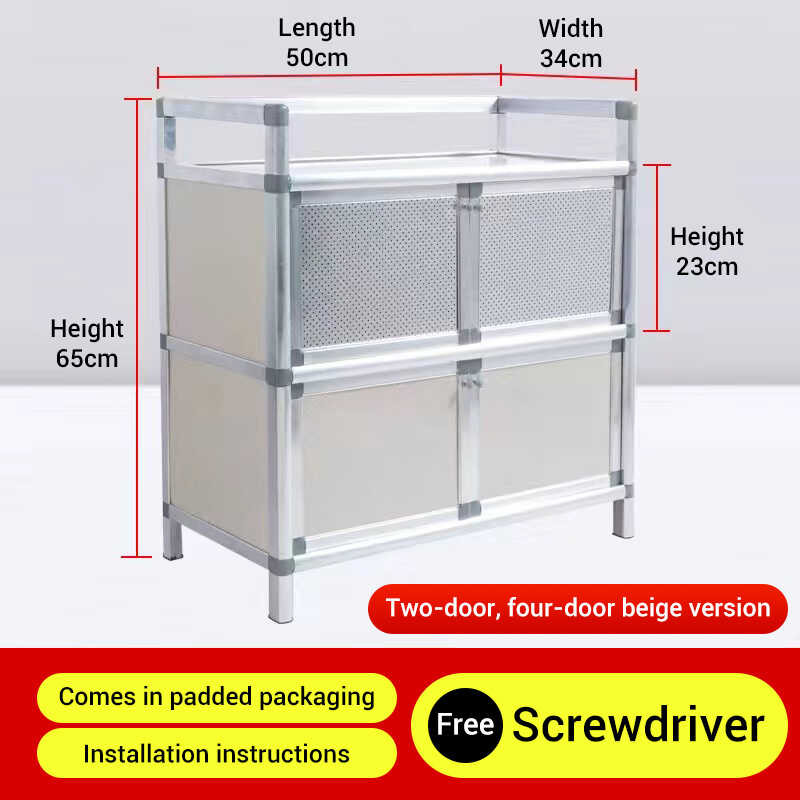 Delivery】Cod 【Local 1/2/3 Layers Cabinet Double Layer Dish Rack Kitchen ...