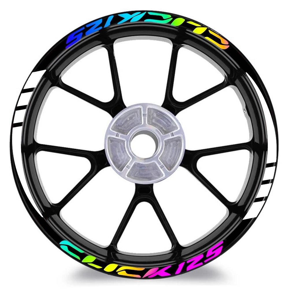 1 set Honda click 125i 150i mags decals click 125i v3 rim sticker for ...