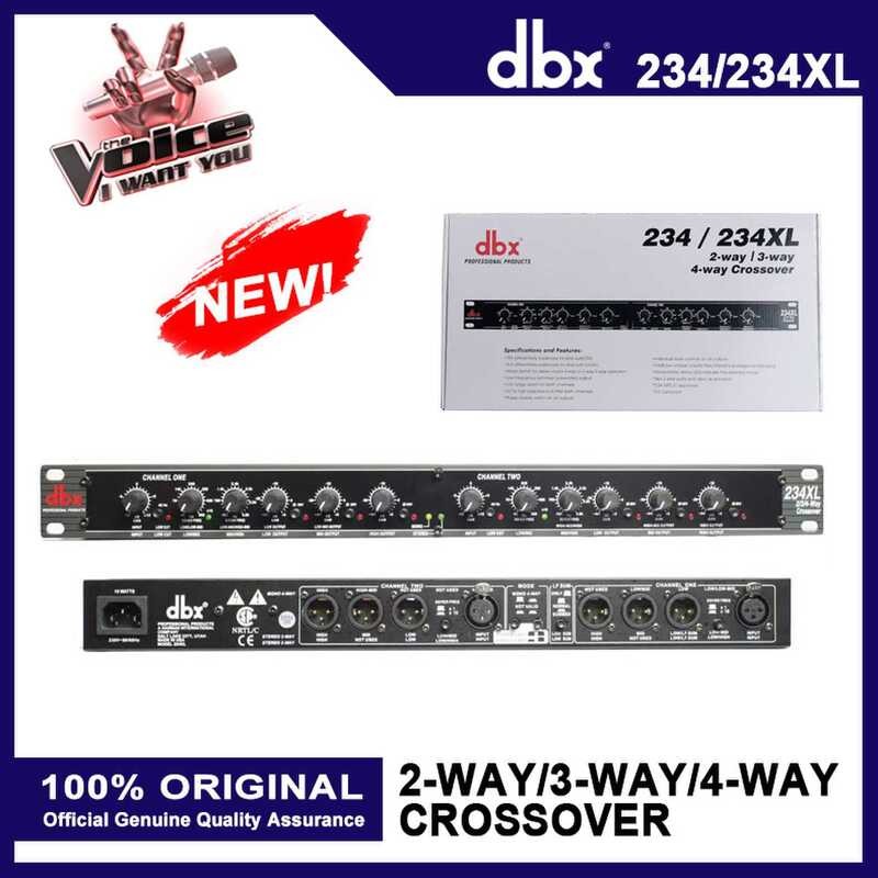 DBX 234Xl 2-Way/3 - Way 4-Way Crossover (Dbx-234Xl) 4 (Dbx) | Shopee Philippines