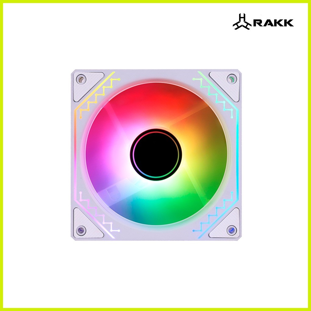 ♒ RAKK MARIS PRO Chassis Fan Kit|High Airflow RGB|1 Year Replacement ...