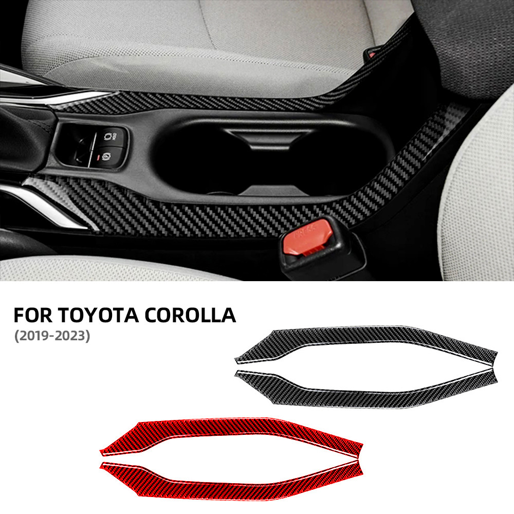 Real Soft Carbon Fiber Sticker For Toyota Corolla 2019 2020 2021 2022 ...